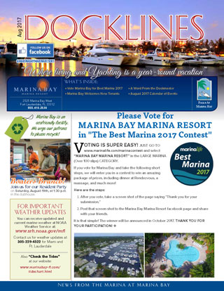 Marina Bay Yachting Newsletter